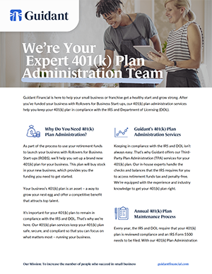 Franchise Lender Sales Collateral - Guidant