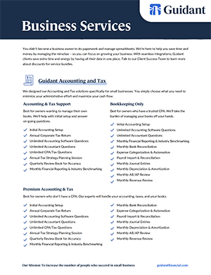 Franchise Lender Sales Collateral - Guidant