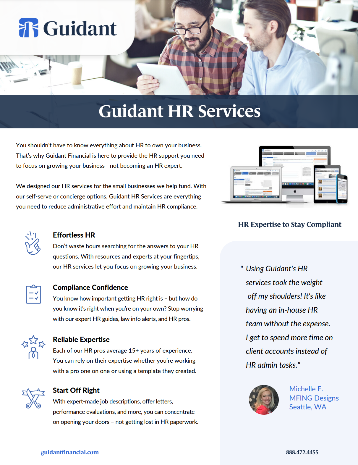 Franchise Lender Sales Collateral - Guidant